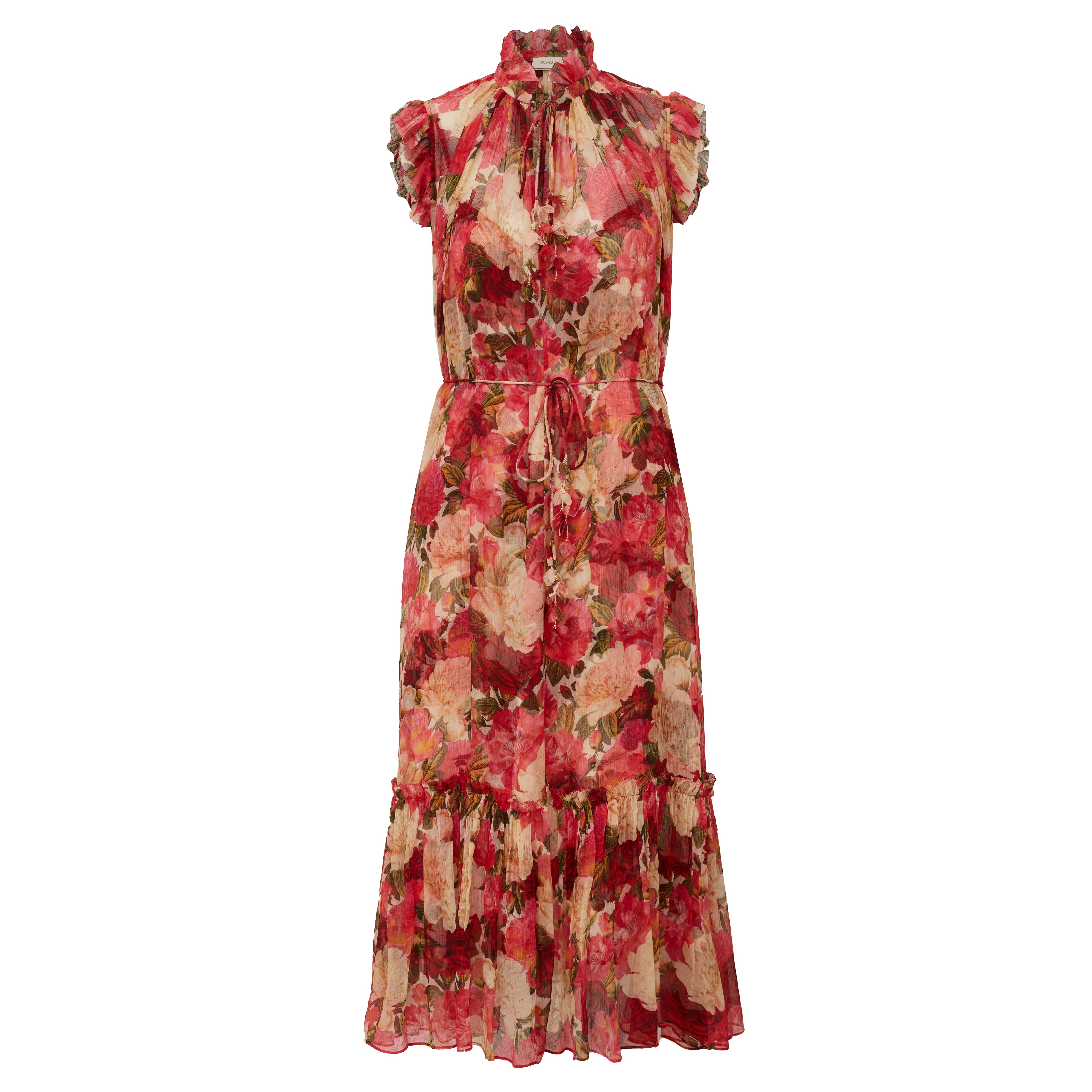 ⁠Vestido Zimmermann Estampa Floral Tam. 42 Br – Peguei Bode