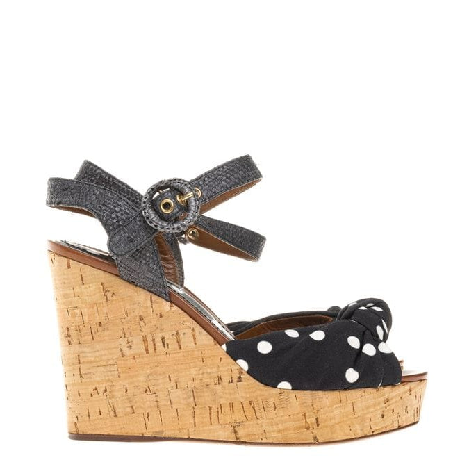 Sandália Dolce&Gabbana Poá Tam 36 Br – Peguei Bode