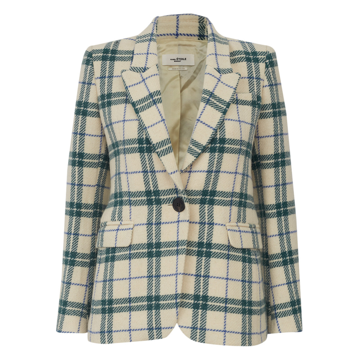Blazer Isabel Etoile Marant Xadrez tam Tam 34Br – Peguei Bode