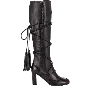 Bota Moccasin Atlas Ulla Johnson Preta Tam. 35 Br – Peguei Bode